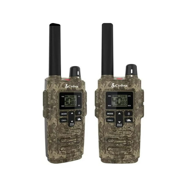Cobra RX380TTC Walkie Talkie - Rugged Water Resistant and up to 32-Mile ...