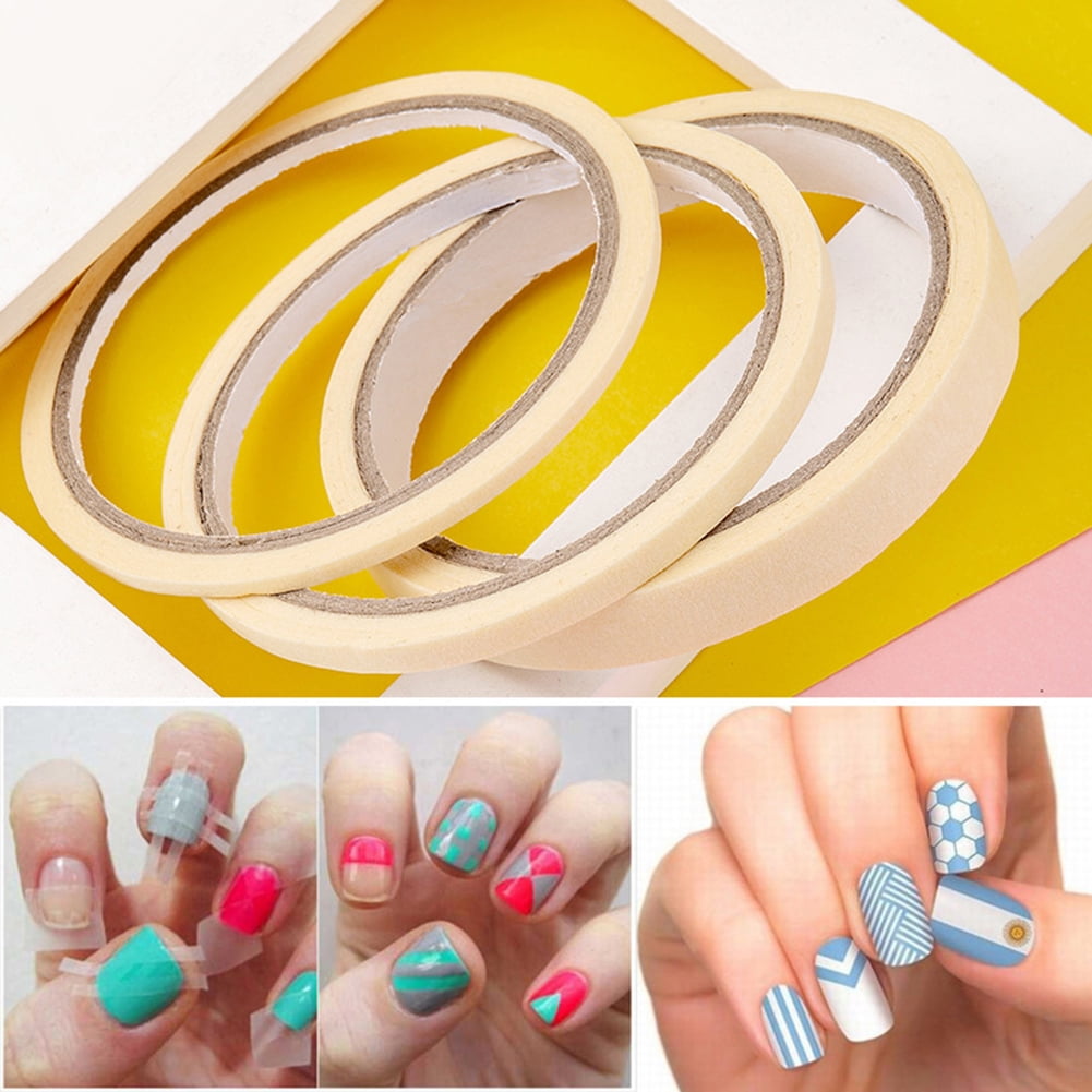Nails Art With Tape