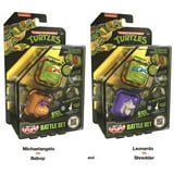 Battle Cubes TMNT Toys - Collectible Game 2 PACK BUNDLE - Leonardo ...