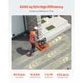 Plate Compactor 7.0 HP Gas Engine, for Home Office Apartment Bedroom ...