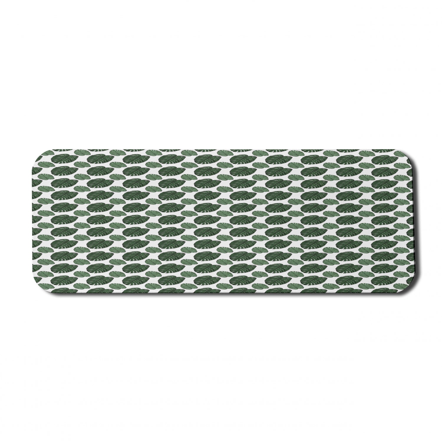 Exotic Computer Mouse Pad, Natural Theme Tropical Leaves Pattern ...