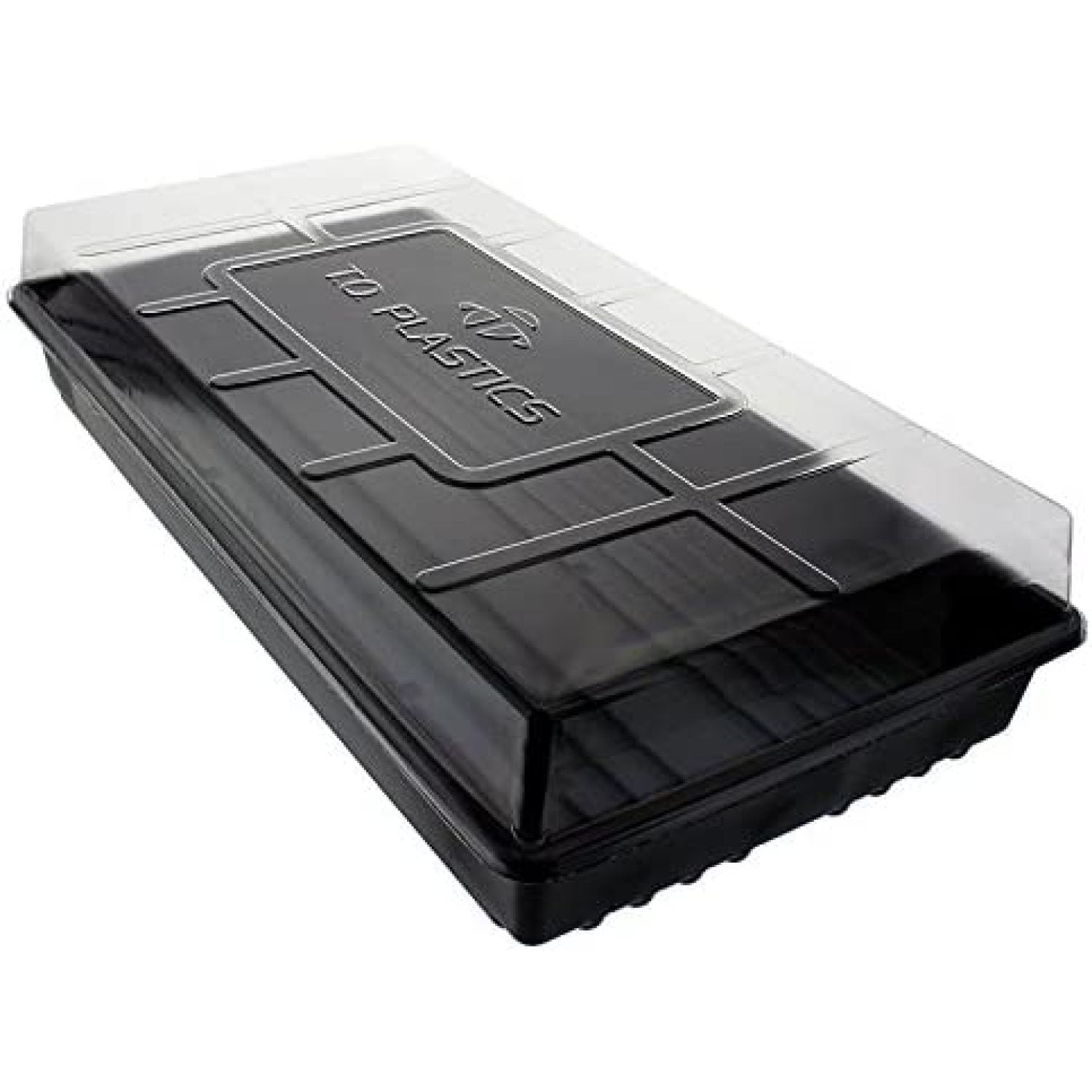 10 Each - 1020 Trays with Humidity Dome NO Holes - Walmart.com