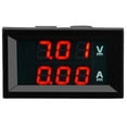 DC100V 100A Digital Voltmeter Ammeter Volt Meter LED Shunt 48×29×21mm ...