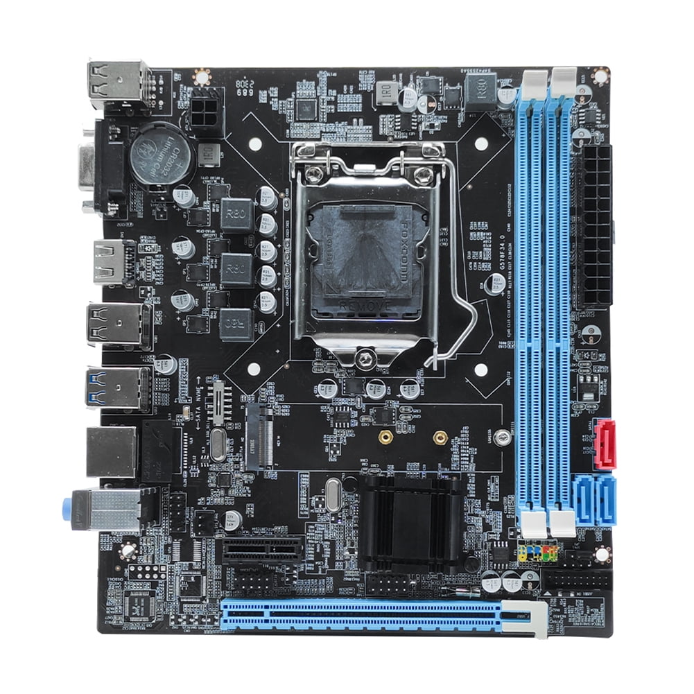 B75 Placa base 16GB Micro-ATX LGA1155 Placa base escritorio Compatible ...