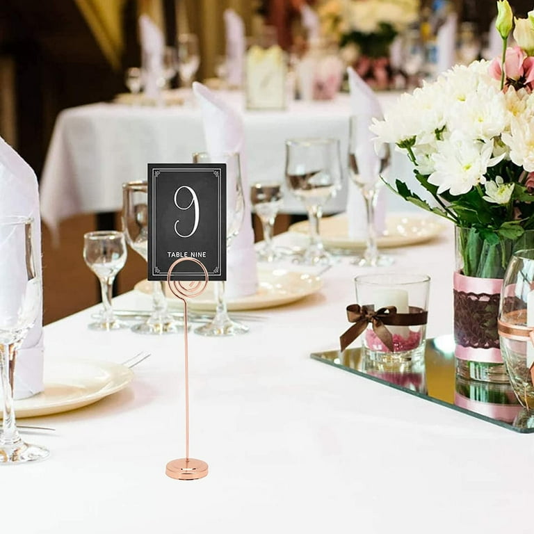 Rose Wedding Table Cards Holders