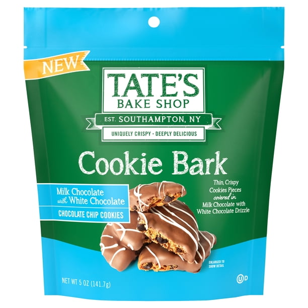 Tate's Bake Shop Cookie Bark, Chocolate Chip Cookies with Milk ...