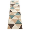 Well Woven Ruby Clark Mid-Century Modern Brown Geometric Triangles 2' x ...