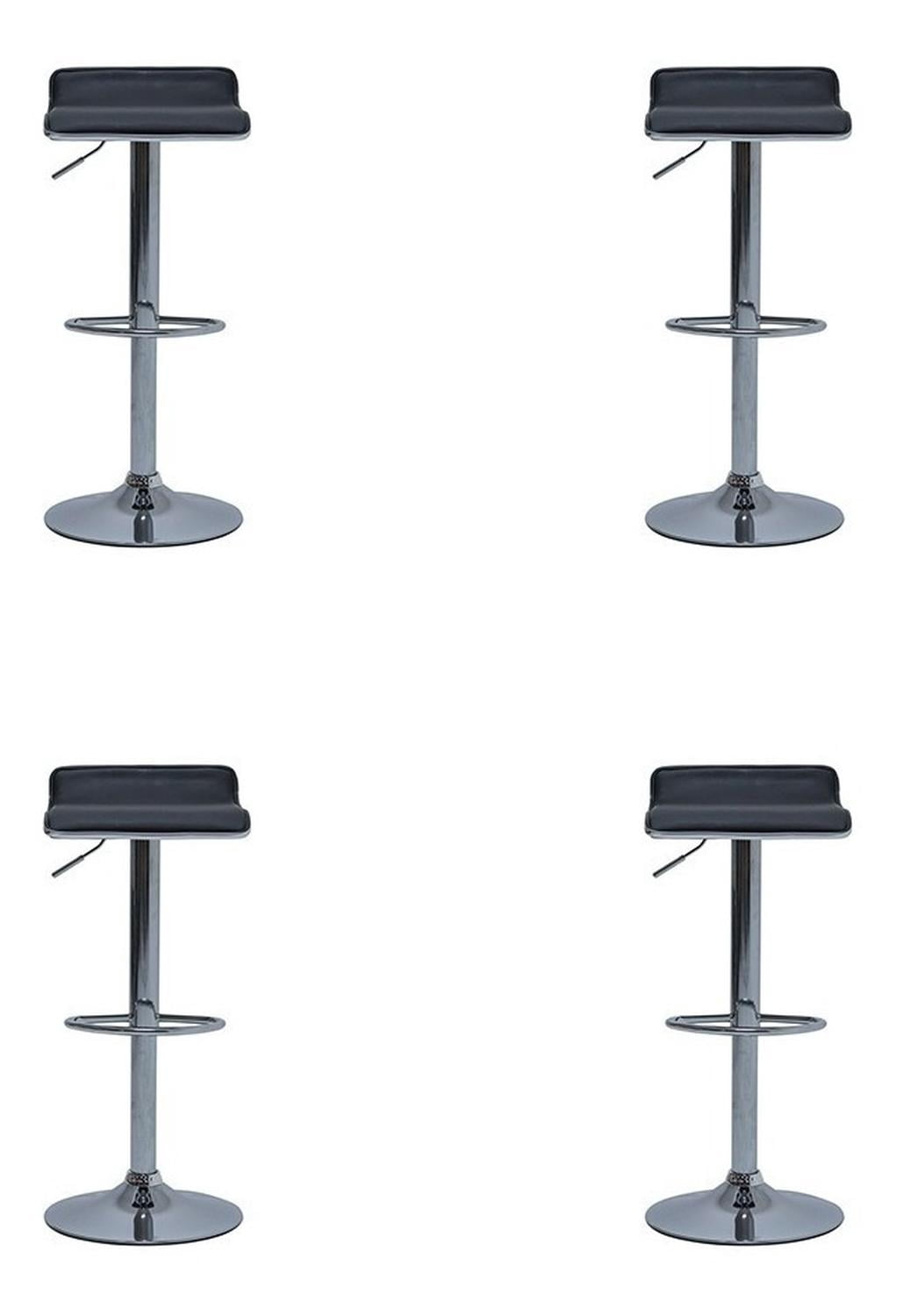Set de 4 Bancos Altos de Barra Muebles Avanti B18-wy-118pu Negro ...