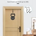 4Pcs Over Door Hooks Featuring Protective Sponge Inserts Fit Door 1.2 ...