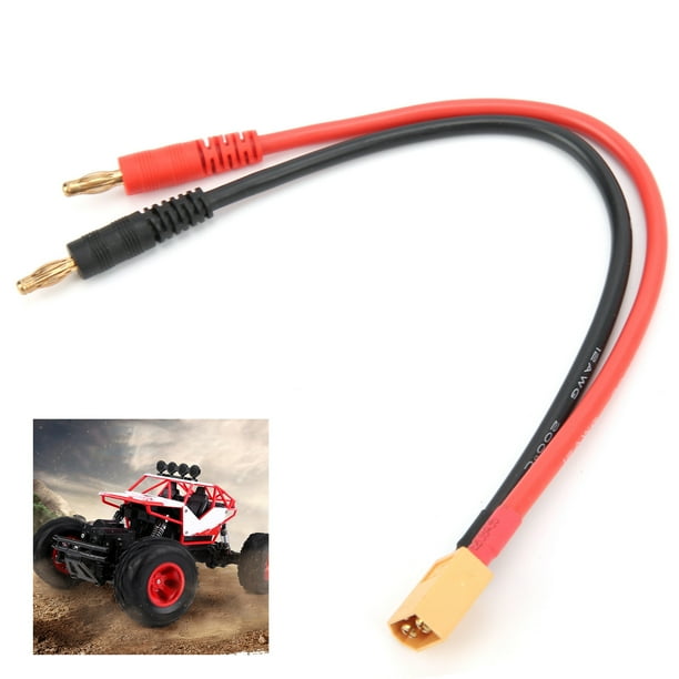 Cable For Lipo Battery , Reliable XT60 To 4mm Banana Plug Stable For ...