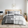 Intelligent Design Gray Twin Comforter - 2-Piece Reversible Bedding Set ...