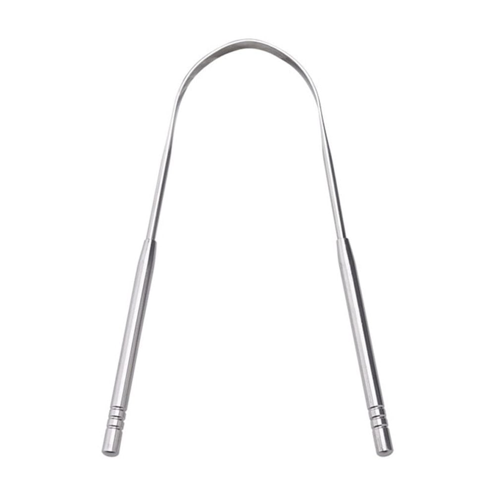 Lifcasual 2packs Tongue Scraper Cleaner Reusable Stainless Steel Tongue Scraper For Adults Kids Tools 8.1 * 10cm / 3.19 * 3.94in