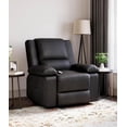 Electric Power Lift Recliner Chair with Heat & Massage, Adjustable PU ...