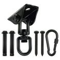 VBXOAE 1-Pack Black Stainless Steel 360° Rotatable Hanging Chair Hook ...