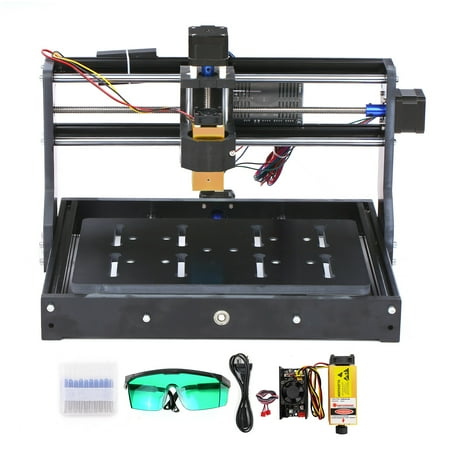 CNC3020 Mini bricolage CNC Routeur Kit Puissance Fraiseuse GRBL Contrôle Laser Graveur Machine ...