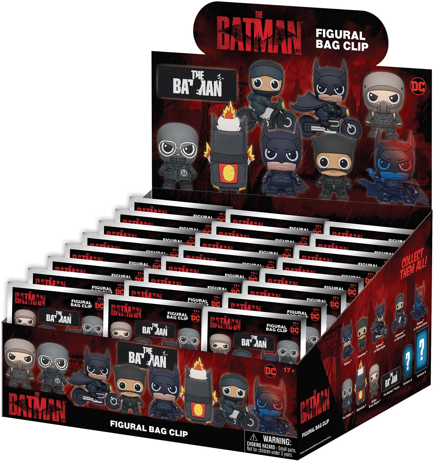 DC 3D Figural Foam Bag Clip The Batman Movie Mystery Box (24 Packs ...