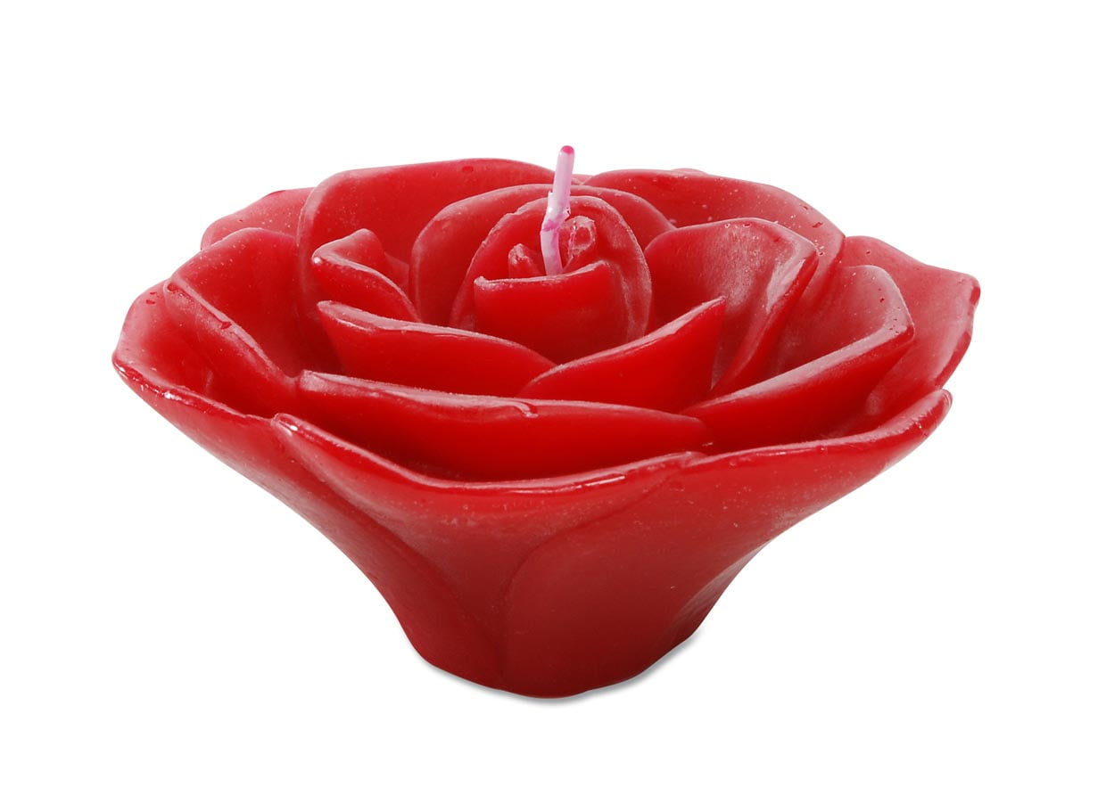 Darice Floating Candles Rose Red 3.75 inches - Walmart.com