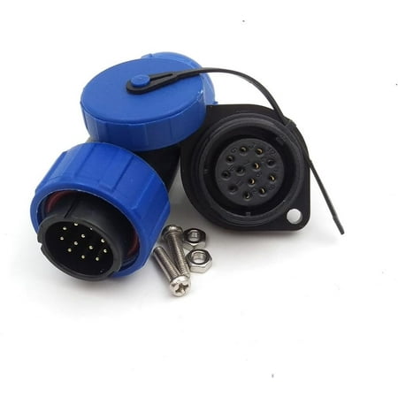 SP21 12 pin Waterproof Heavy Connector, 2Screw Panel Fix Socket LED ...