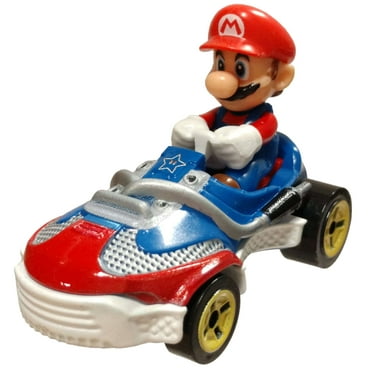 Hot Wheels Mario Kart Pipe Frame + Parachute Glider Mario Diecast Car ...