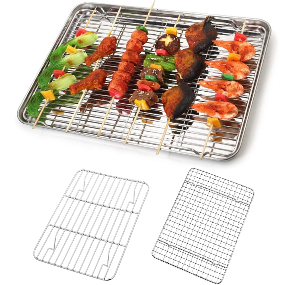 BBQ Grill Mat - Stainless Steel Baking Mesh Mats, Line Type / Net Type ...