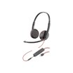 Plantronics BlackWire C3220 Durable USB-A Headset with Wired Computer ...