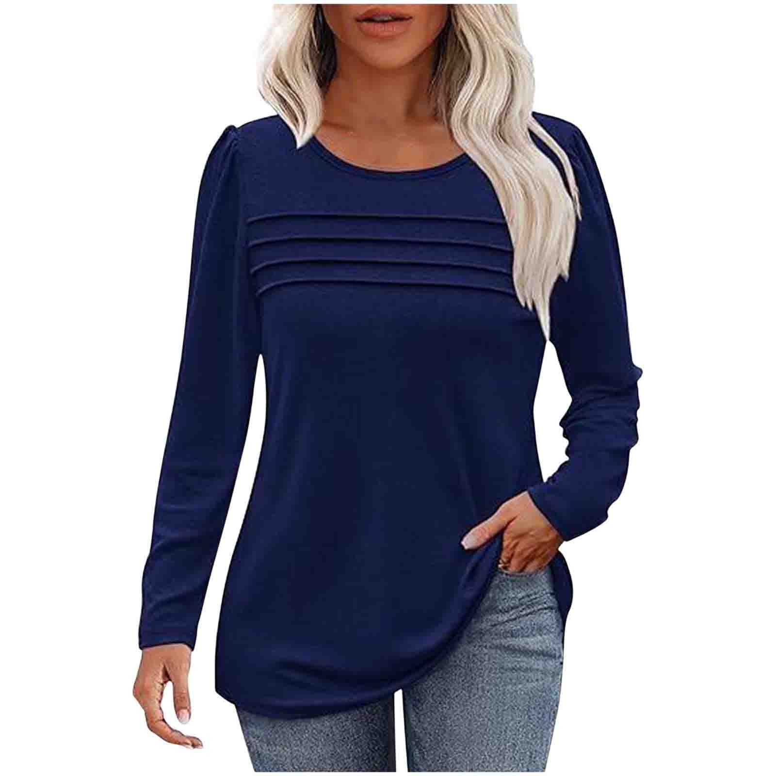 Click here for Pcksrro Pullover For Women Crew Neck Long Sleeve S... prices
