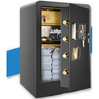 TIGERKING 3.7 Cu. ft. Safe Box,Large Security Box, Home Safe with ...
