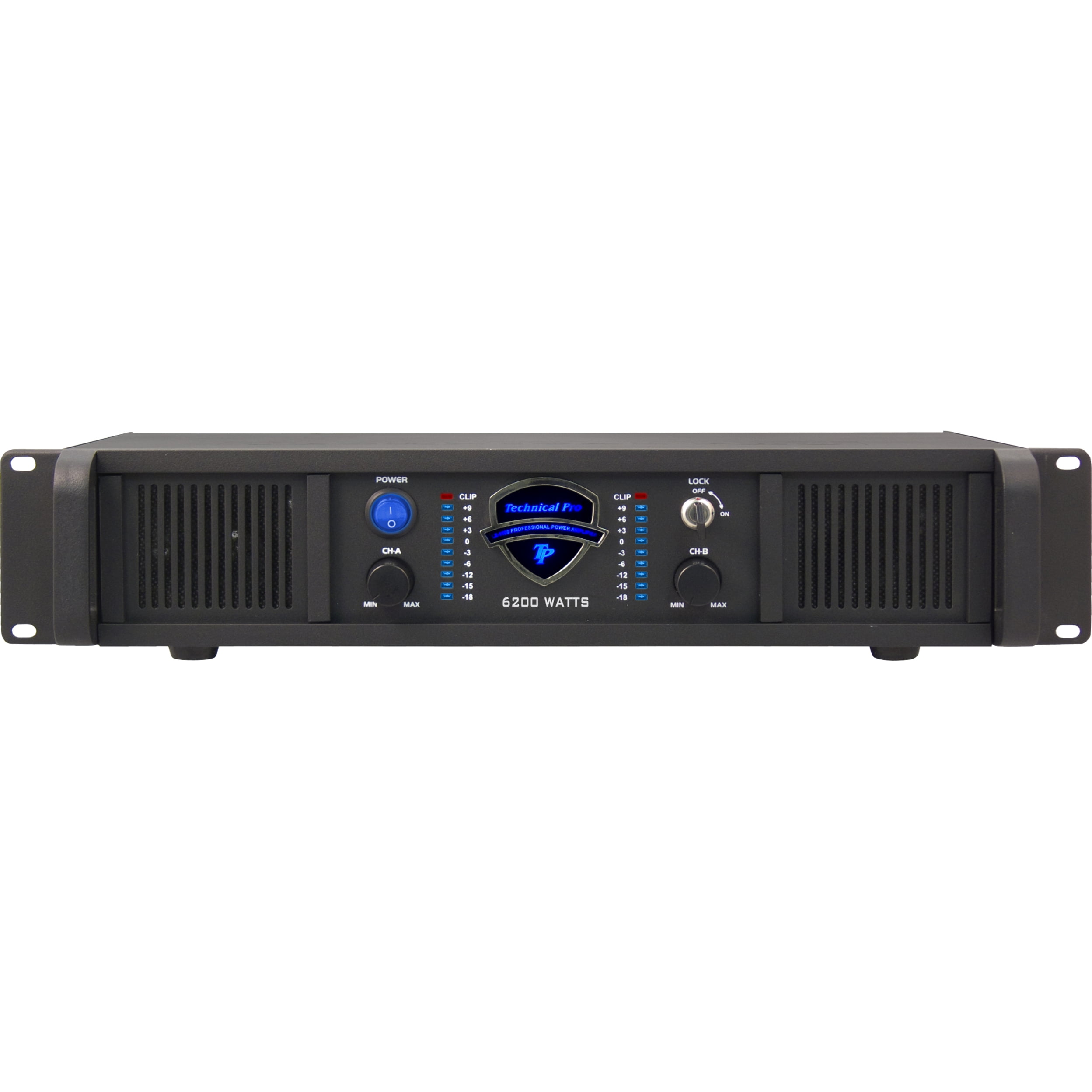 2U Professional 2CH Power Amplifier - Walmart.com