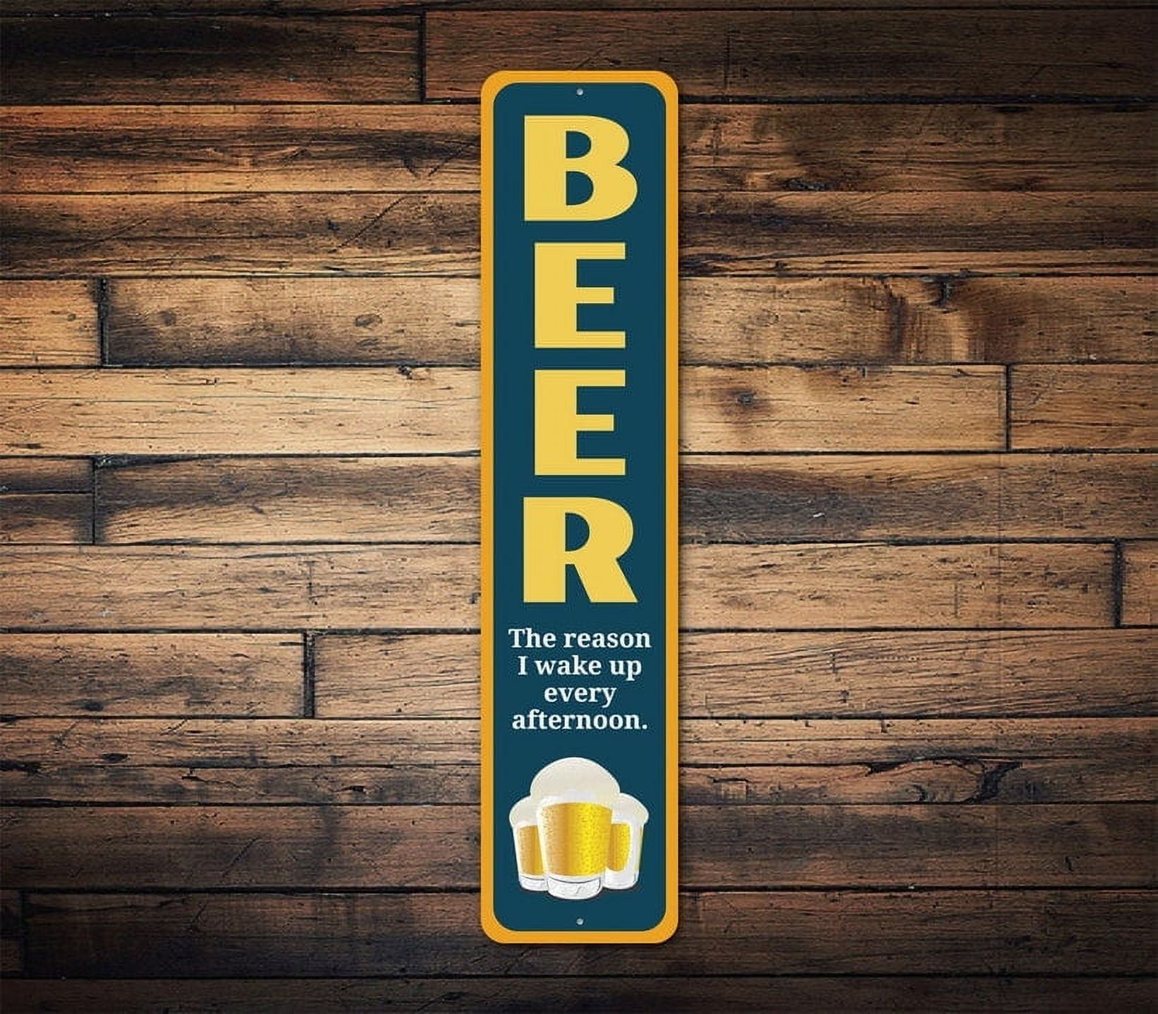 Letrero de humor de cerveza Letrero de bar divertido Letrero de bar ...