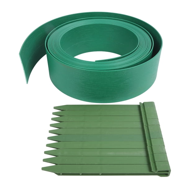 Garden Border, Artificial Wood Grain Flat Grass Stone Isolation Band ...
