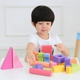 25 Pieces Foam Building Blocks 3.5cm Blocks - Walmart.com