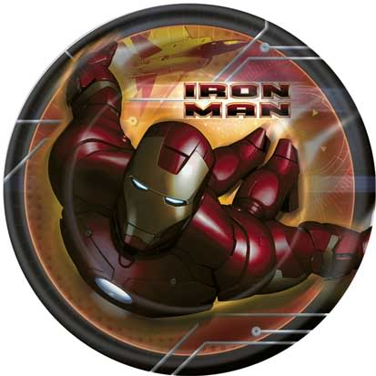 Iron Man Small Paper Plates (8ct) - Walmart.com