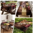 Farm Red Wine Grape Vintage Wood Board Table Cloth 52x70in, Waterproof ...