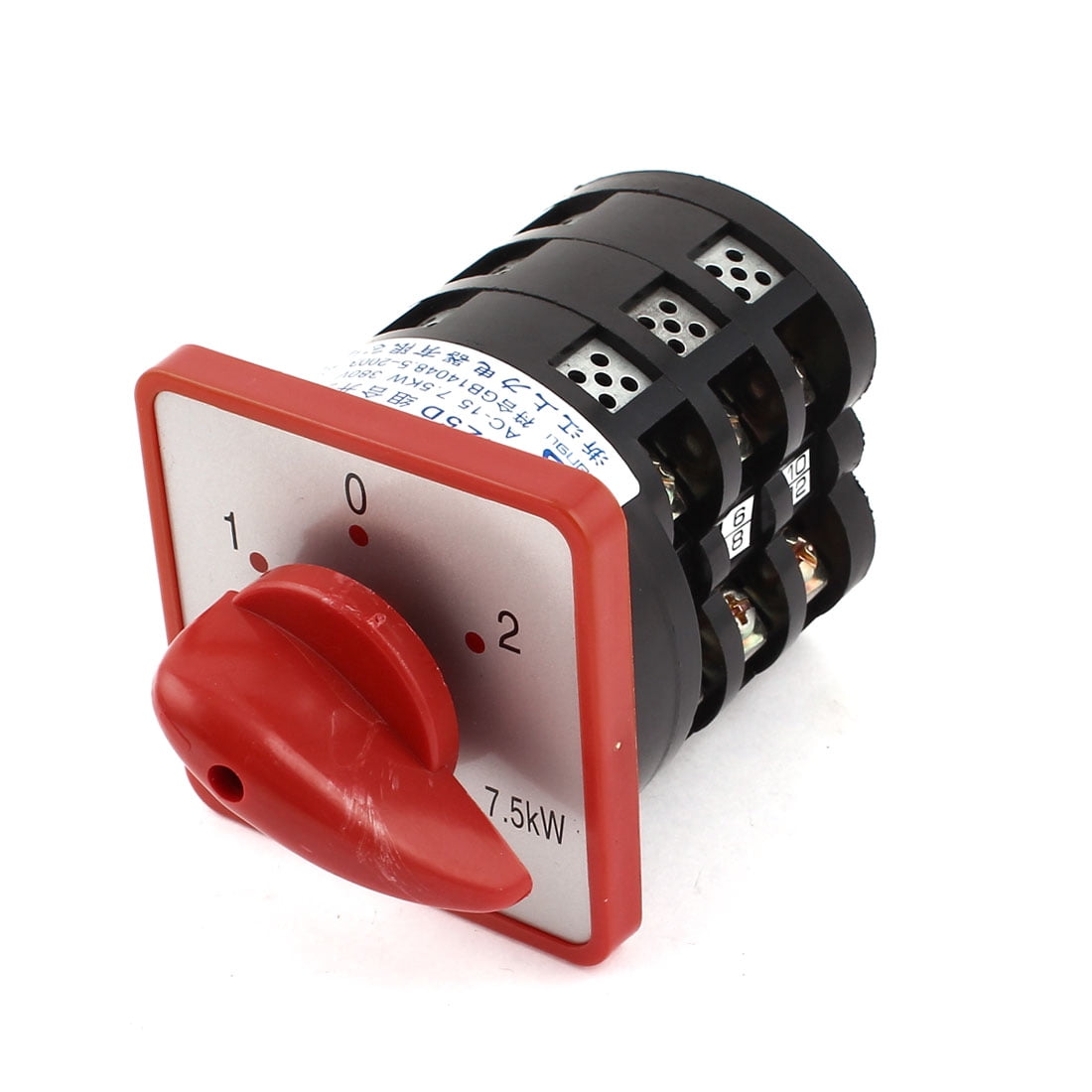 3-Phase 3 Position 380V 40A 7.5KW Motor Reversible Rotary Combination ...