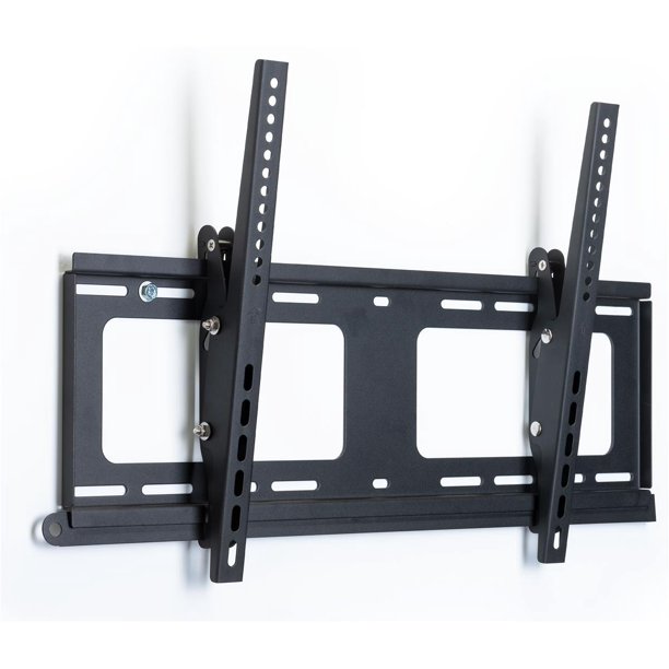 Displays2go Outdoor Adjustable Television Mount, Anti-Theft Lock, Tilt ...