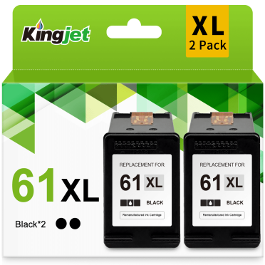 HP 63XL Black Ink Cartridges for Officejet, Envy, Deskjet Printers (2 ...