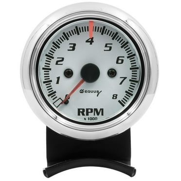 Faria 39004 Kronos Tachometer (6000 RPM) Gas - 4" - Walmart.com