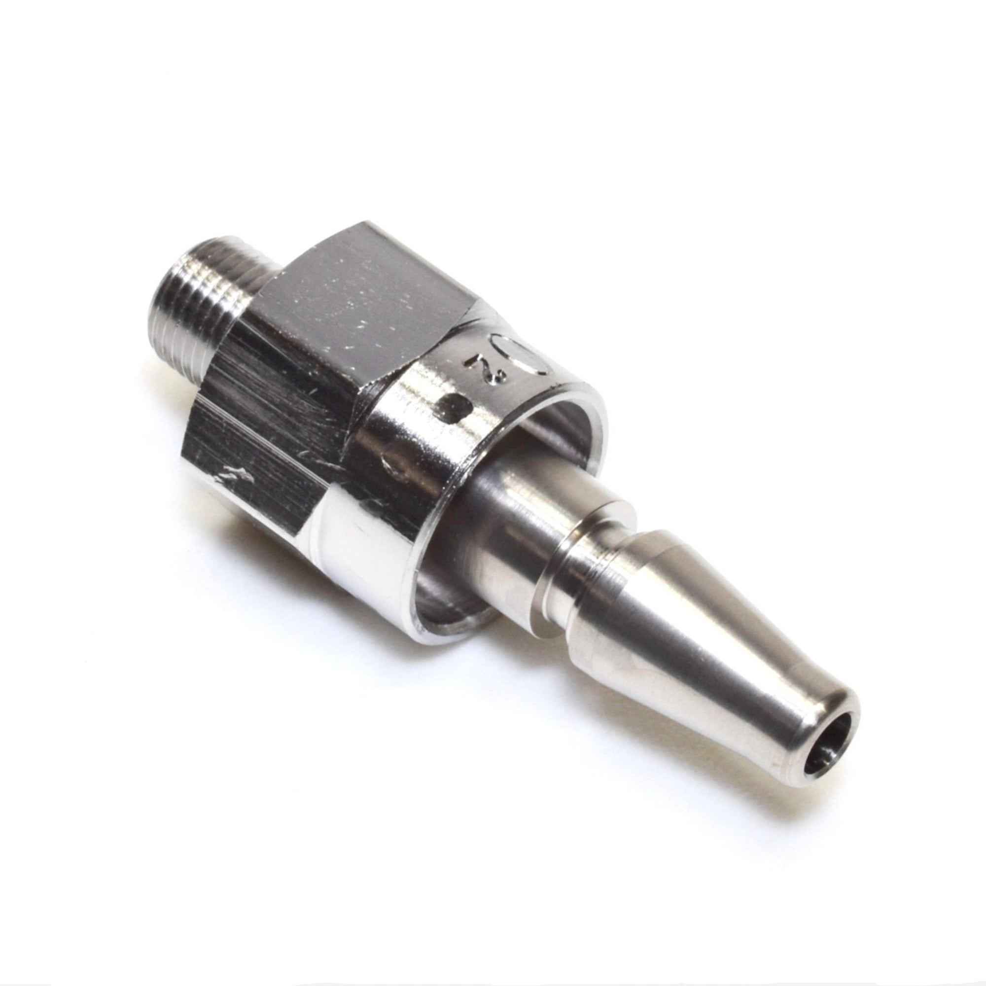 Precision Medical 6101S O2 Schrader Male M NPT Coupler - Walmart.com