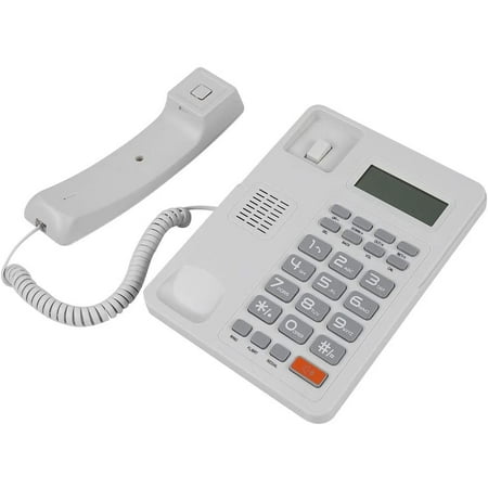 Corded Telephone, Home Hotel Wired Corded Desktop Phone Caller ID ...