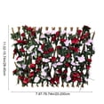 Artificial Hedge Fence,Adjustable Cuttable Leaf Screen Blocks Unwanted ...