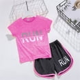 AINIYS Kids' Outfit Set Big Kid Crew Neck Elastic Waist Summer Style ...
