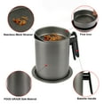 Gamexcel Bacon Grease Container, 1.7L Oil Storage Can, Strainer, Lid ...