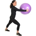 Calm 55cm Anti-Burst Body Ball Purple for Core and Upper Body Workout ...