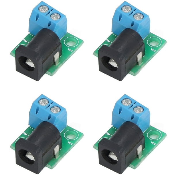 DC Connector Board, 5.5x2.1mm Adapter 1A-5A Conductivity Less ...