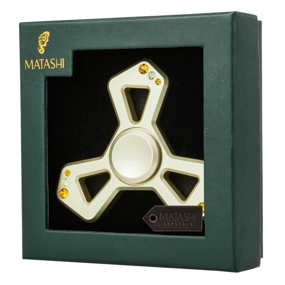 Matashi 24K Gold Plated Hanging Christmas Tree Triangle Ornament with ...