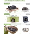 Tree Tower for Indoor Cats Large Adult - Extra Wide (?4.4in) Maine Coon ...