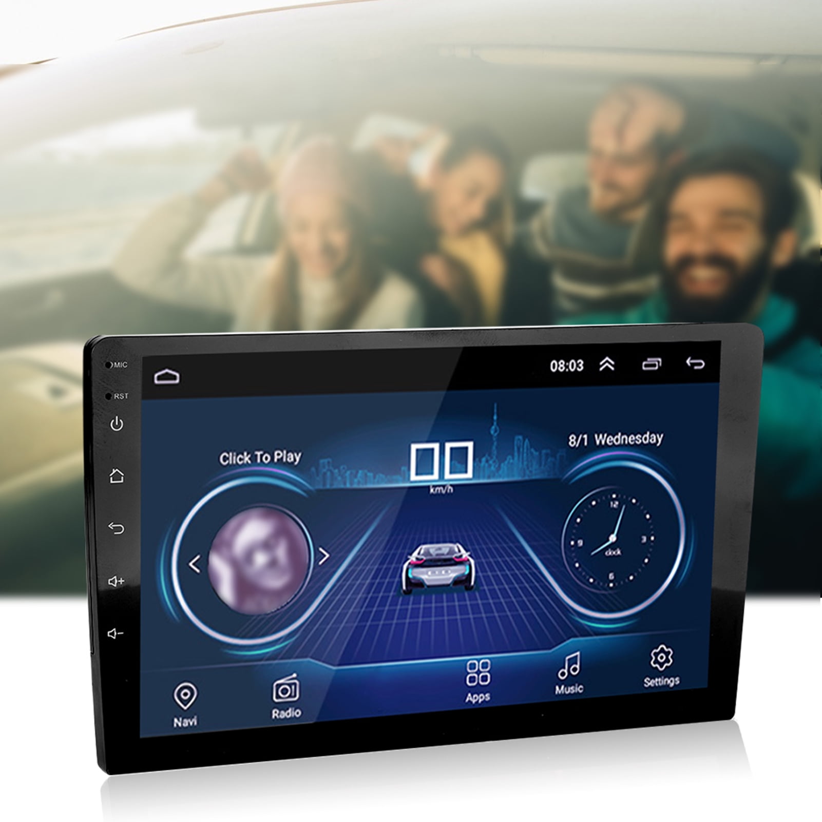 Reproductor de radio, reproductor Bluetooth con pantalla de 9 pulgadas ...