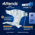 Attends Adult Incontinence Brief L Heavy Absorbency Contoured, DDA30 ...