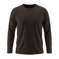 Ceisia Men's Long Sleeve T Shirt Solid Color Casual Athletic Base Layer ...