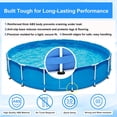 6 Pcs Footing Leg Cap Above-Ground Pool Replacement for Bestway Steel ...